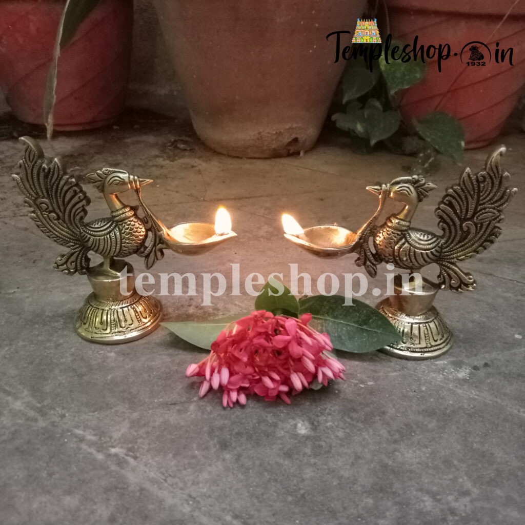 PEACOCK DESIGN DEEPAM - Templeshop