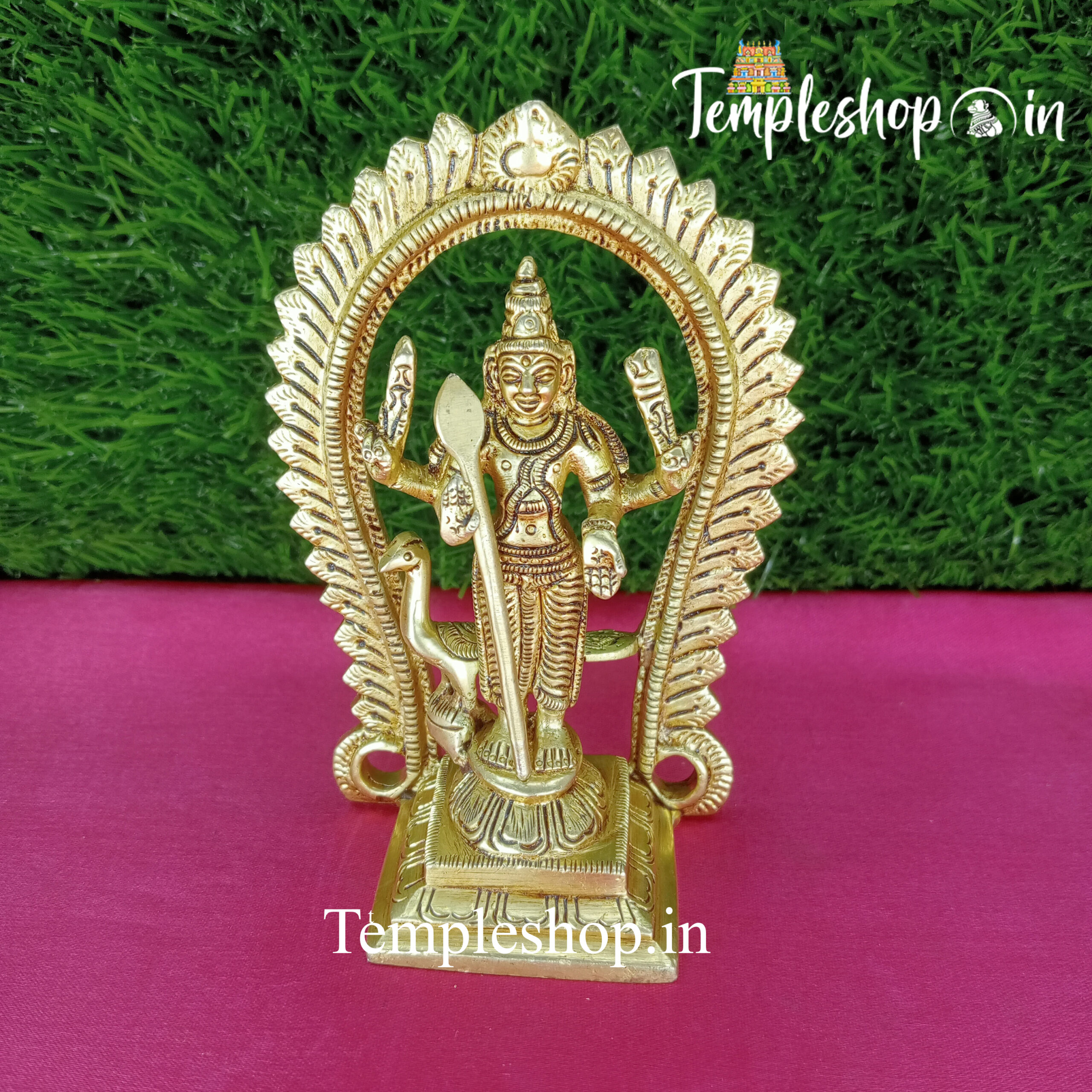 BRASS MURUGAN IDOL - Templeshop