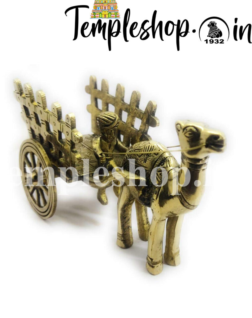 BRASS CAMEL CART - Templeshop