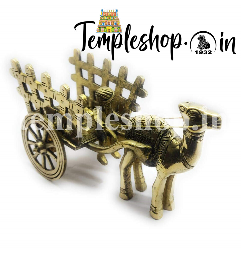 BRASS CAMEL CART - Templeshop